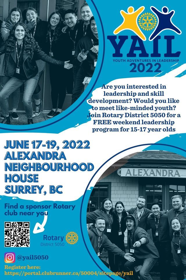 YAIL 2022 - Youth Adventures in Leadership, Alexandra Neighbourhood ...