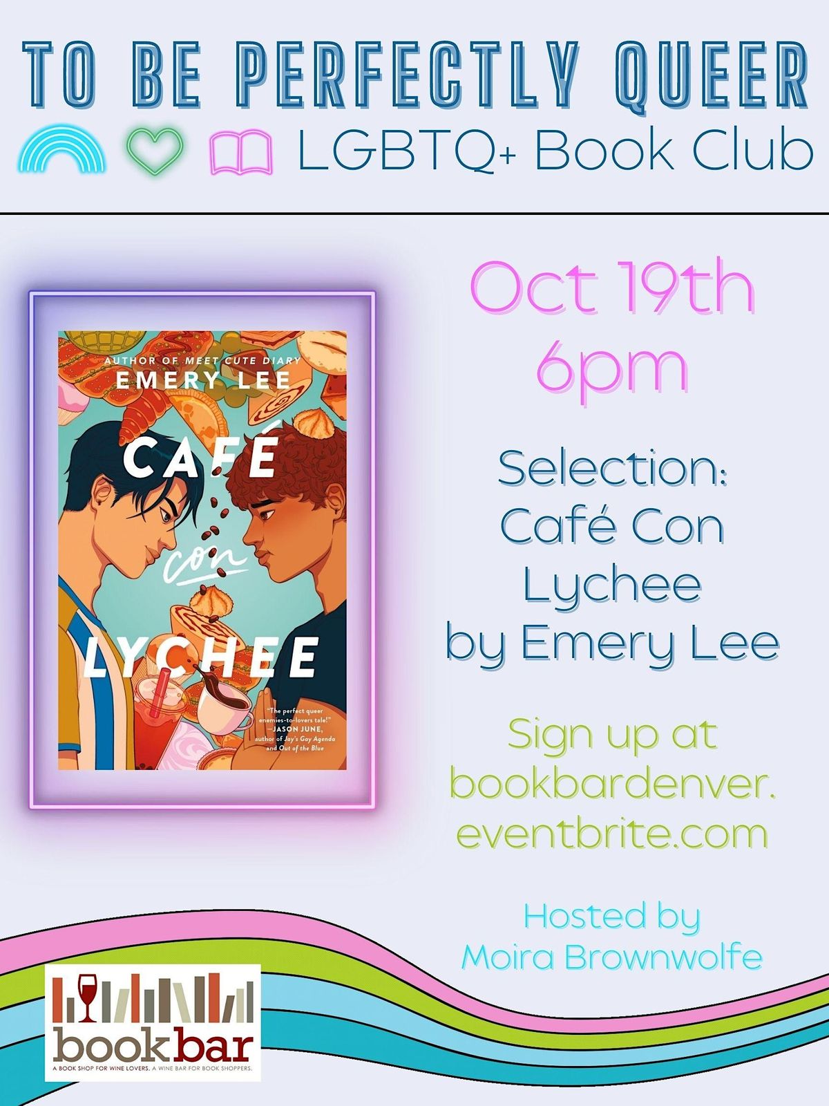 To Be Perfectly Queer Book Club, BookBar, Denver, 19 October 2022