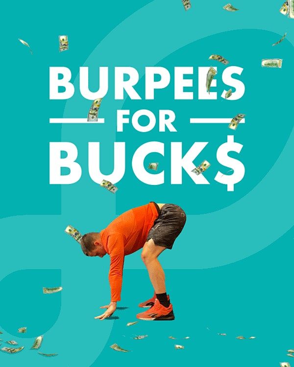 Burpees for Bucks 2022, Online, 7 March to 13 March