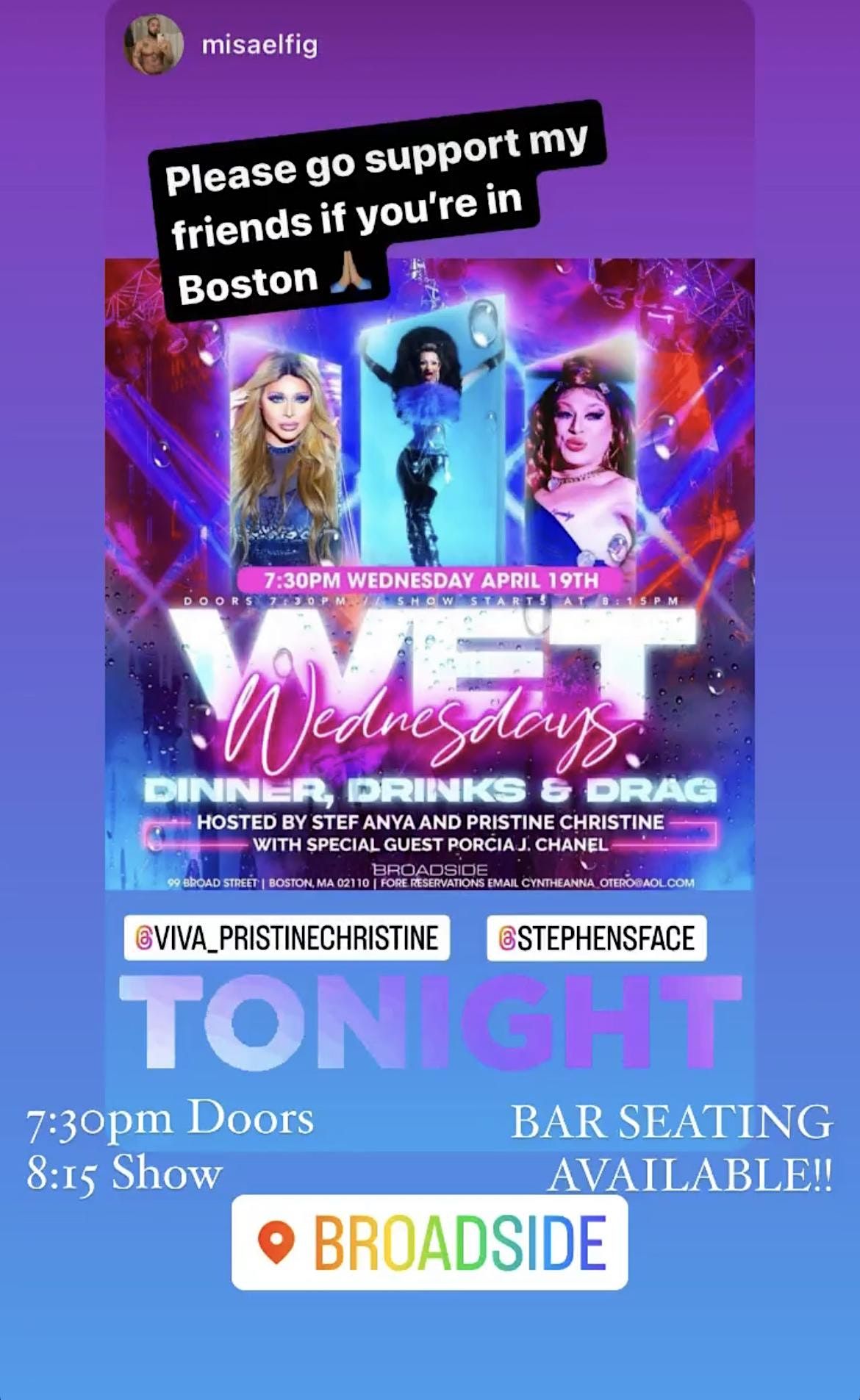 WET WEDNESDAY AT BROADSIDE, 99 Broad St, Boston, 17 May 2023