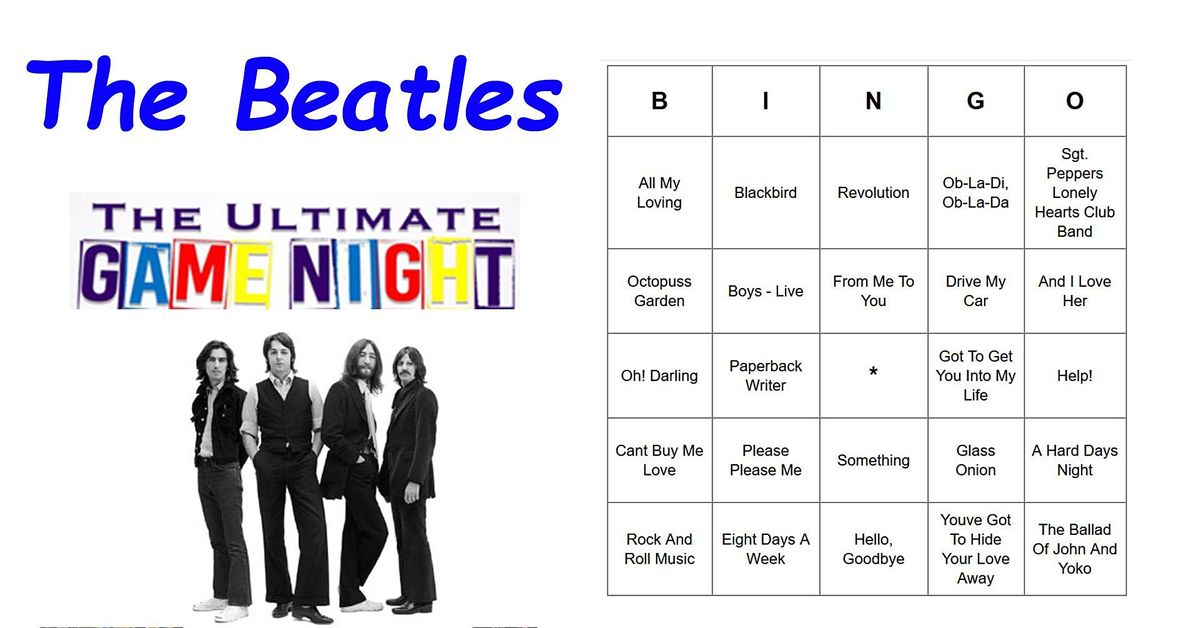 The Beatles Ultimate Game Night, Online, 11 October 2022