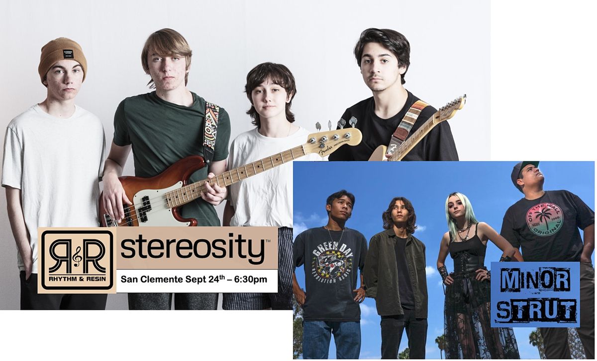 Stereosity LIVE featuring Minor Strut at Rhythm and Resin, Rhythm ...