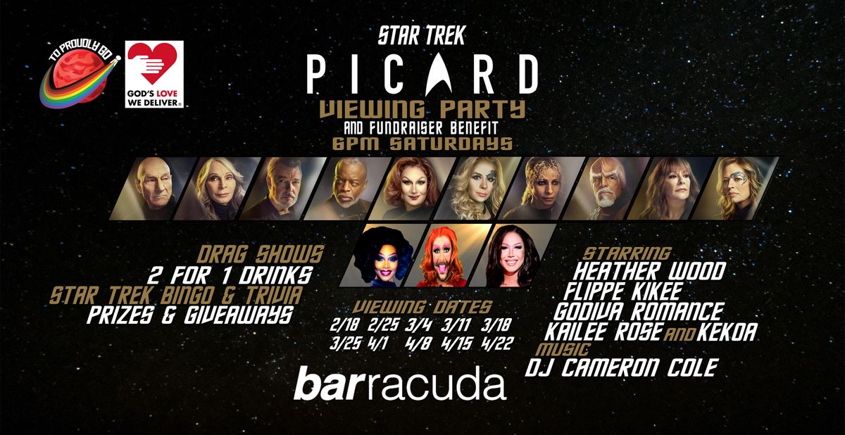 Star Trek Picard Viewing Party, Barracuda Bar, New York, 8 April 2023