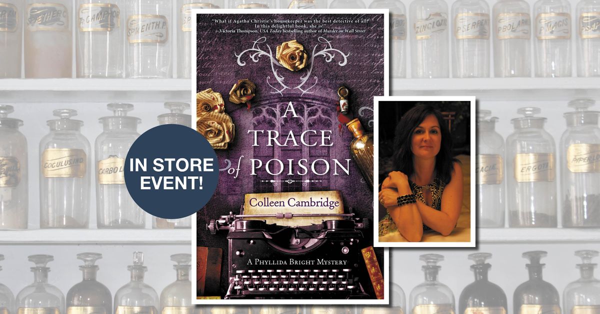 A Trace of Poison Reading and Signing with Colleen Cambridge, Nicola's ...