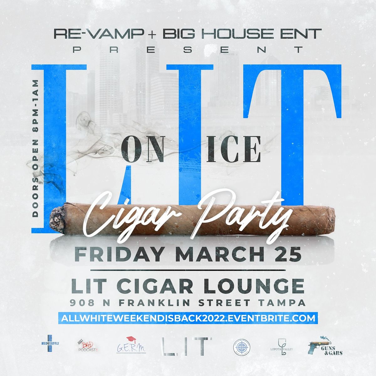 LiT ON ICE, LIT Cigar & Martini Lounge, Tampa, 25 March to 26 March