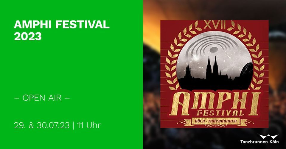 AMPHI FESTIVAL 2023, Tanzbrunnen Köln, Cologne, 29 July 2023