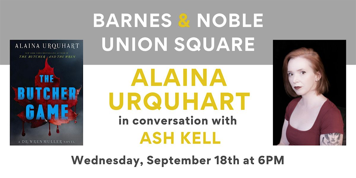 Alaina Urquhart celebrates THE BUTCHER GAME at B&N Union Square, Barnes ...