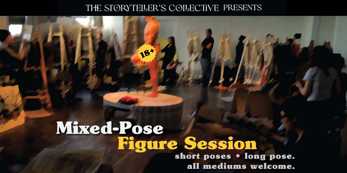 Mixed-Pose Figure Session (18+) - Drawing and Painting Art Activity ...