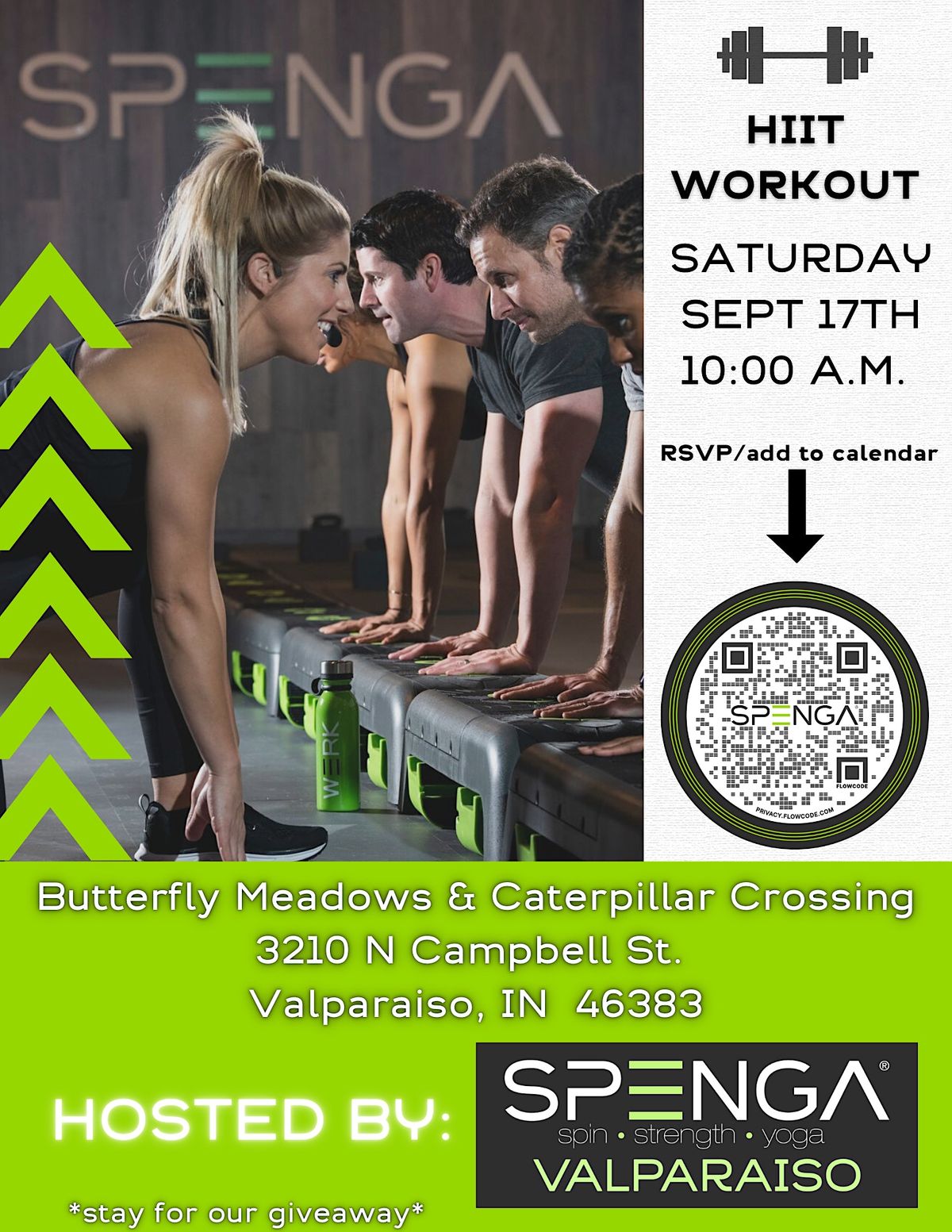 HIIT Workout by Spenga Valpo, Butterfly Meadows & Caterpillar Crossing ...