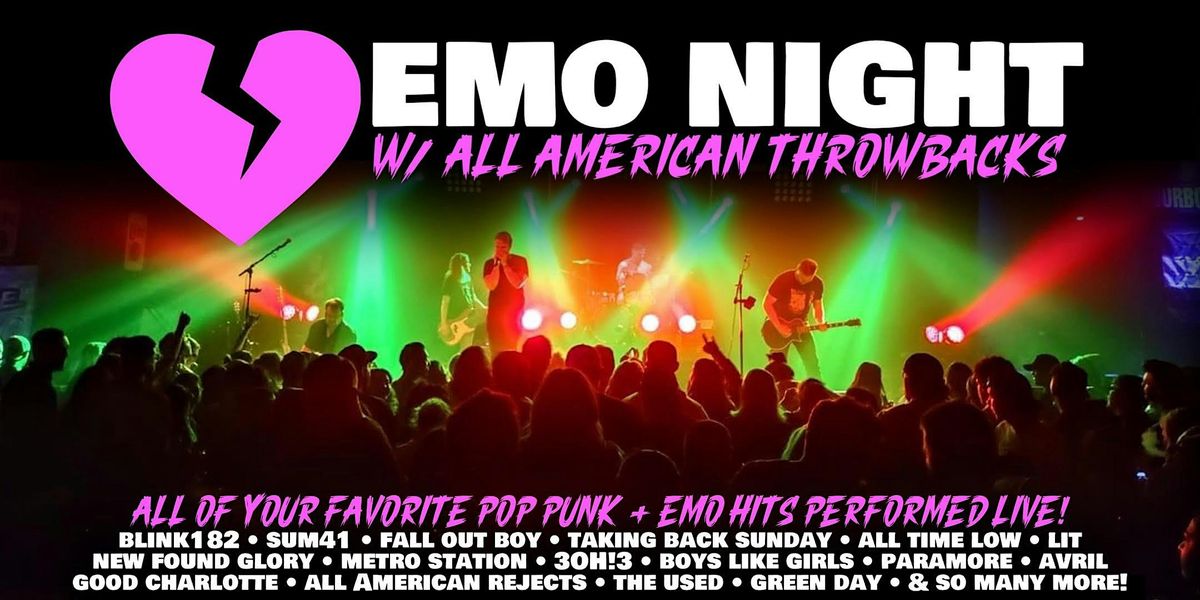 Emo Dance Party w/ All American Throwbacks @ On The Rox, On the Rox ...