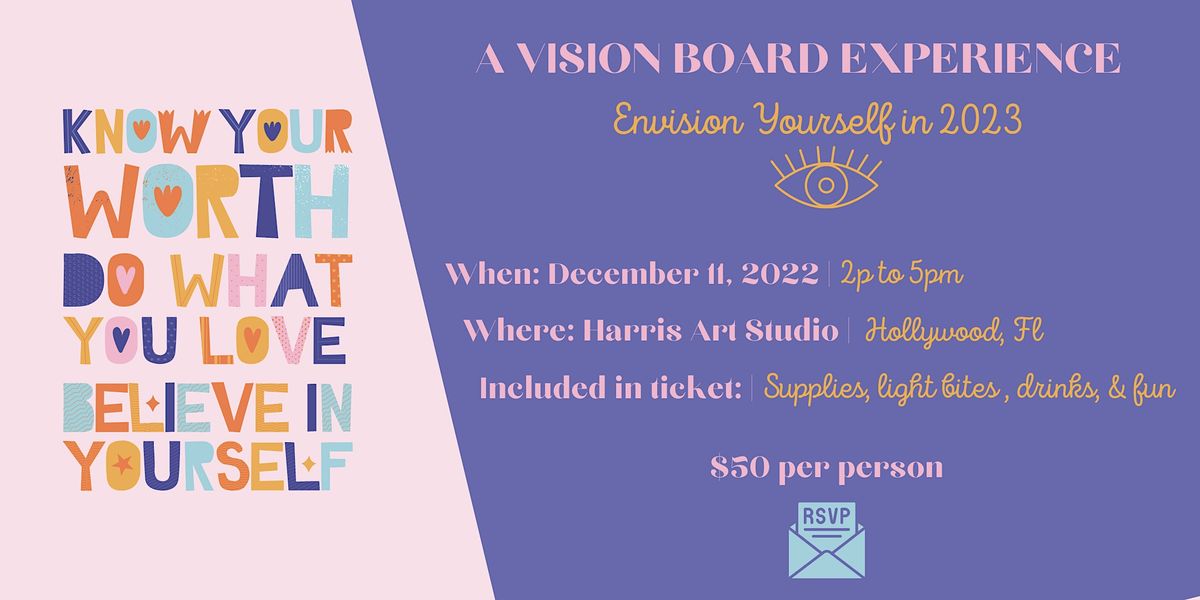 Elevate Your 2023: A Vision Board Experience, Harris Art Studio ...