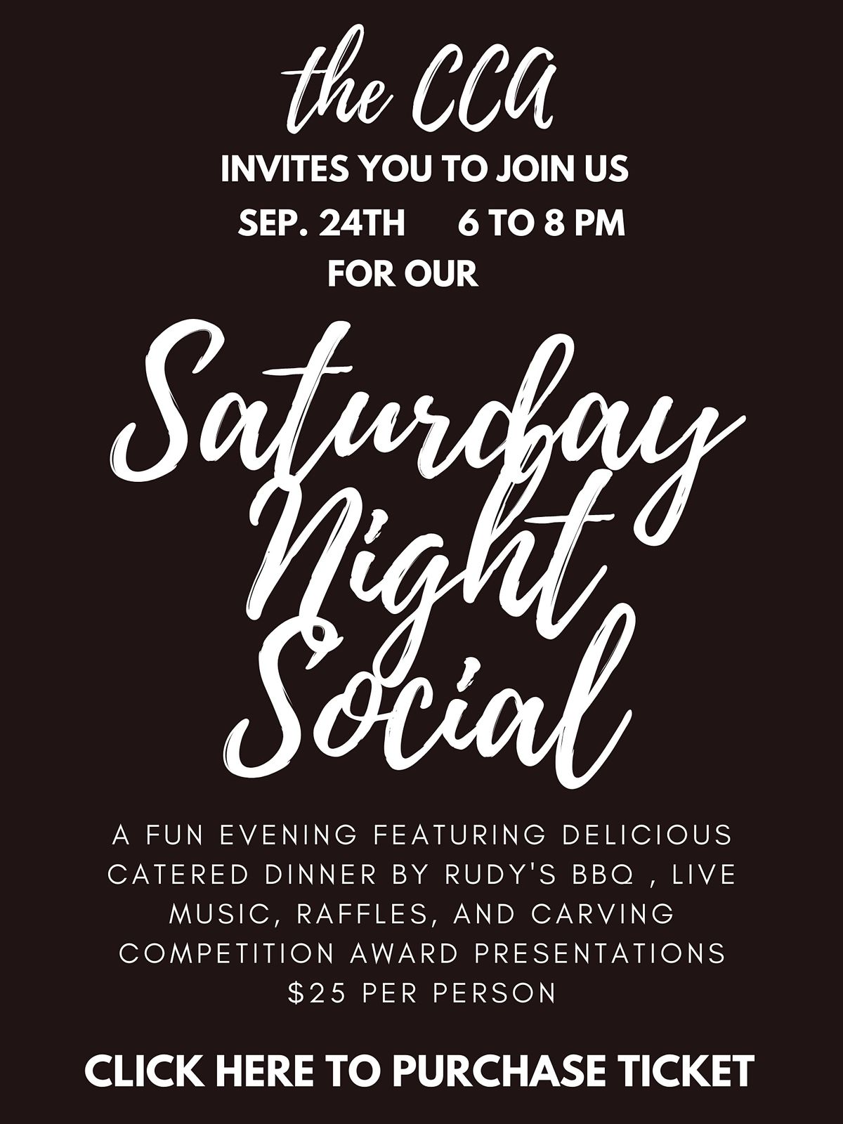 CCA Saturday Night Social, 6 S 33rd St, Colorado Springs, 24 September 2022