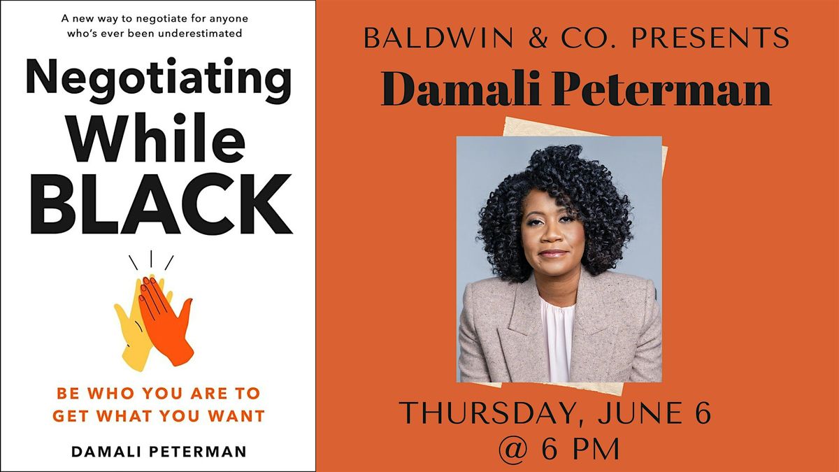 Damali Peterman Author Talk and Book Signing, 1030 Elysian Fields Ave ...