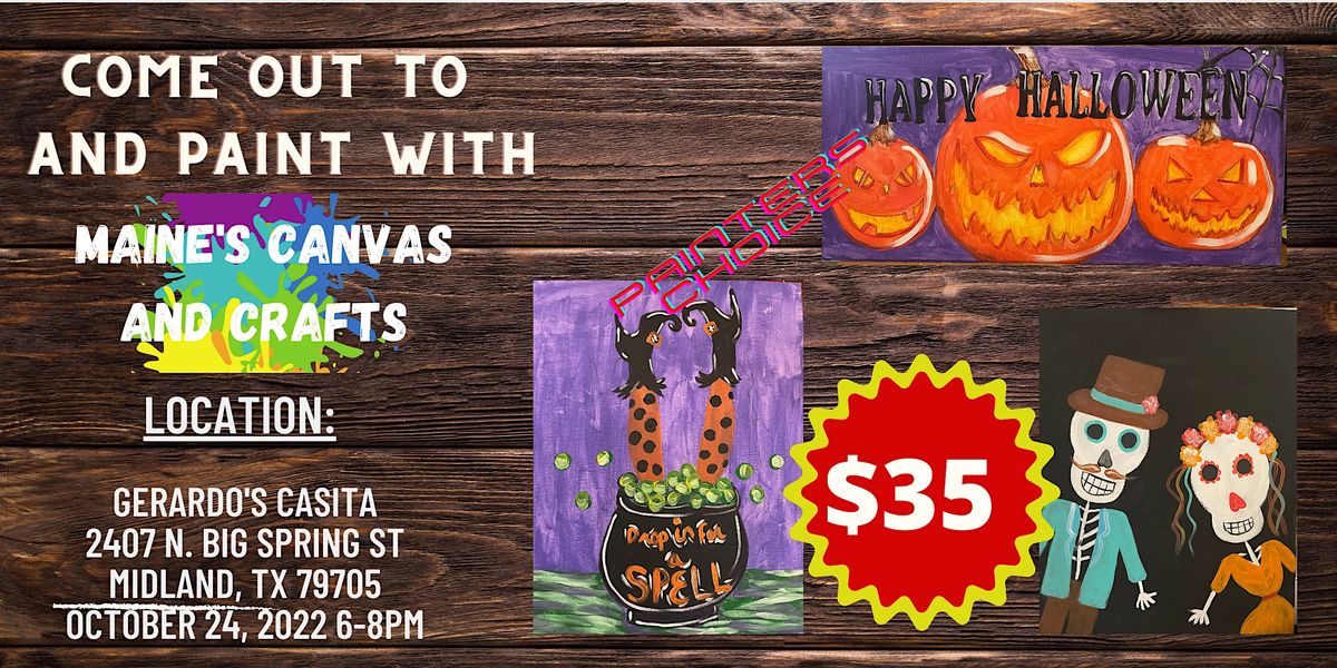 Public Dine and Paint Party at Gerardos Casita, Gerardo's Casita ...