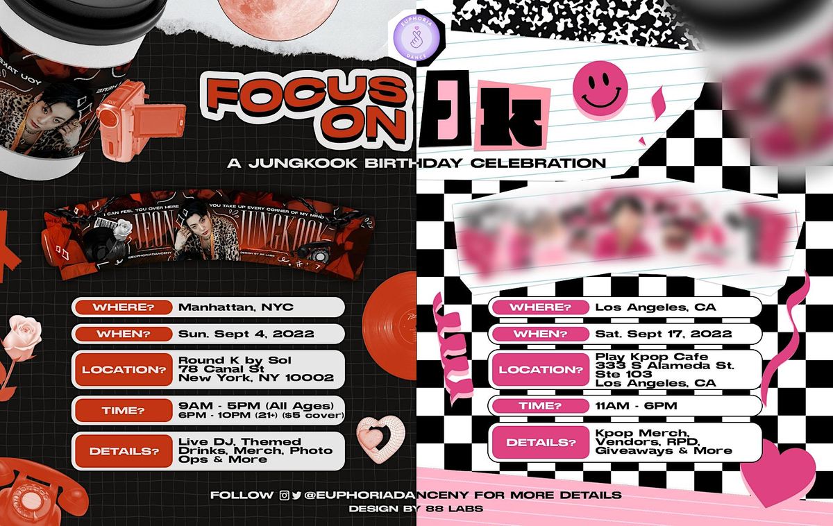 Focus on JK: A Jungkook Birthday Event (Manhattan, NYC), Round K by Sol ...