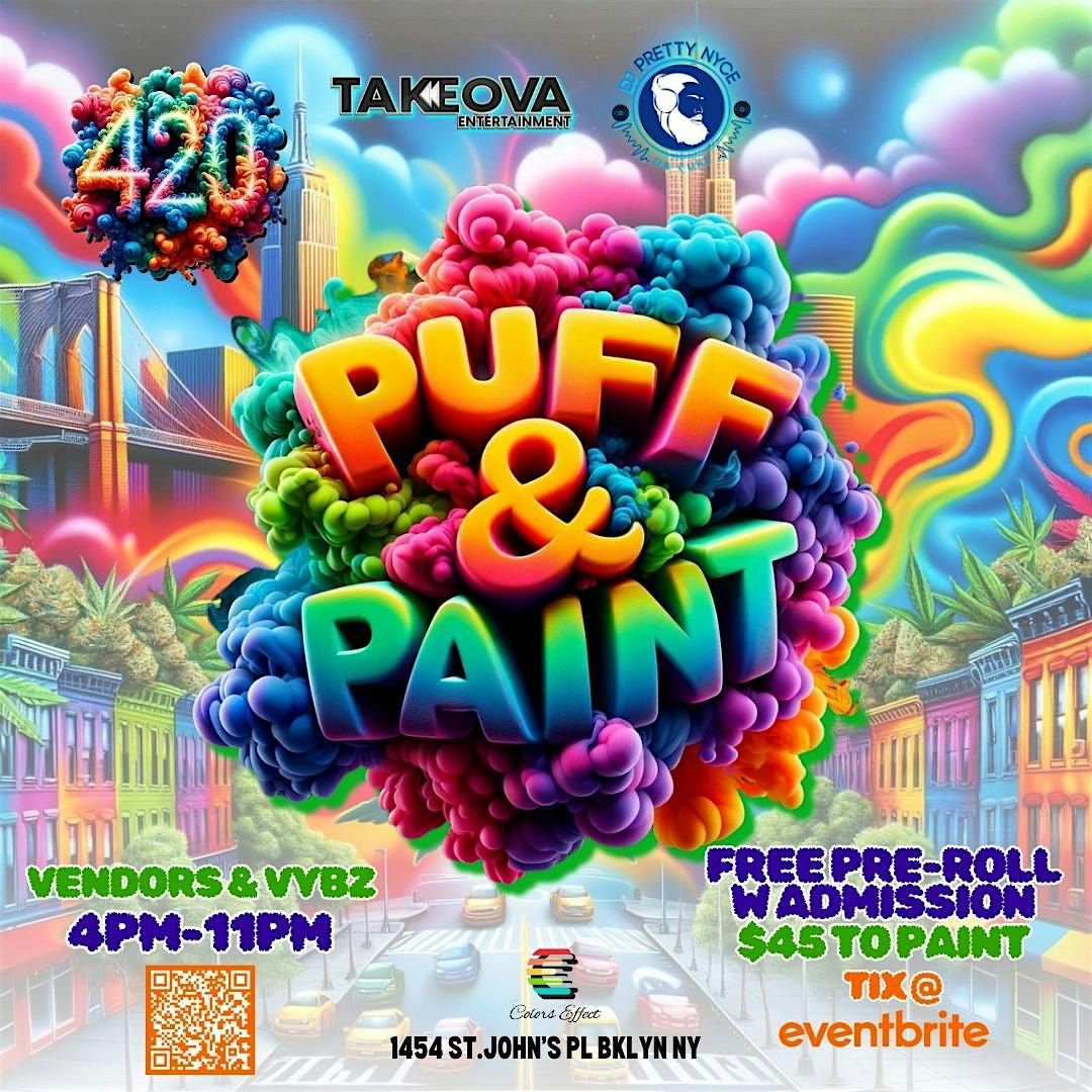 Puff And Paint, Colors Effect, Brooklyn, 20 April 2024