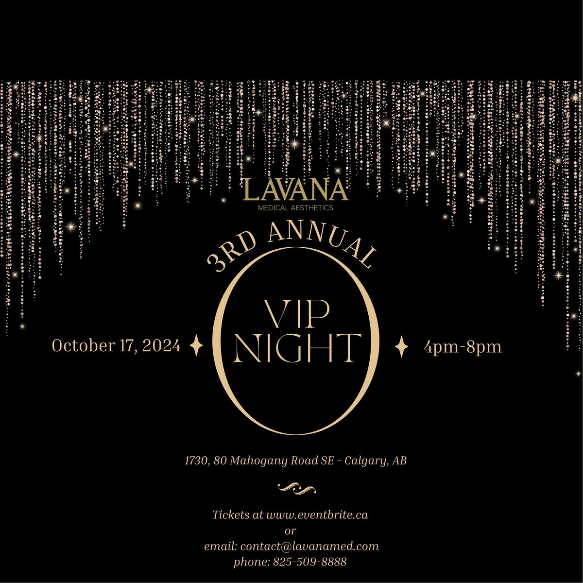 3rd Annual VIP Night, 80 Mahogany Rd SE #1730, Calgary, 17 October 2024