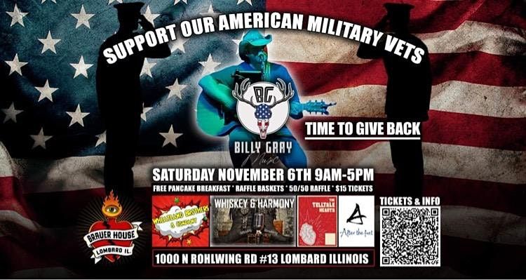 Support Our American Military Vets, BHouse LIVE, Lombard, 6 November 2021