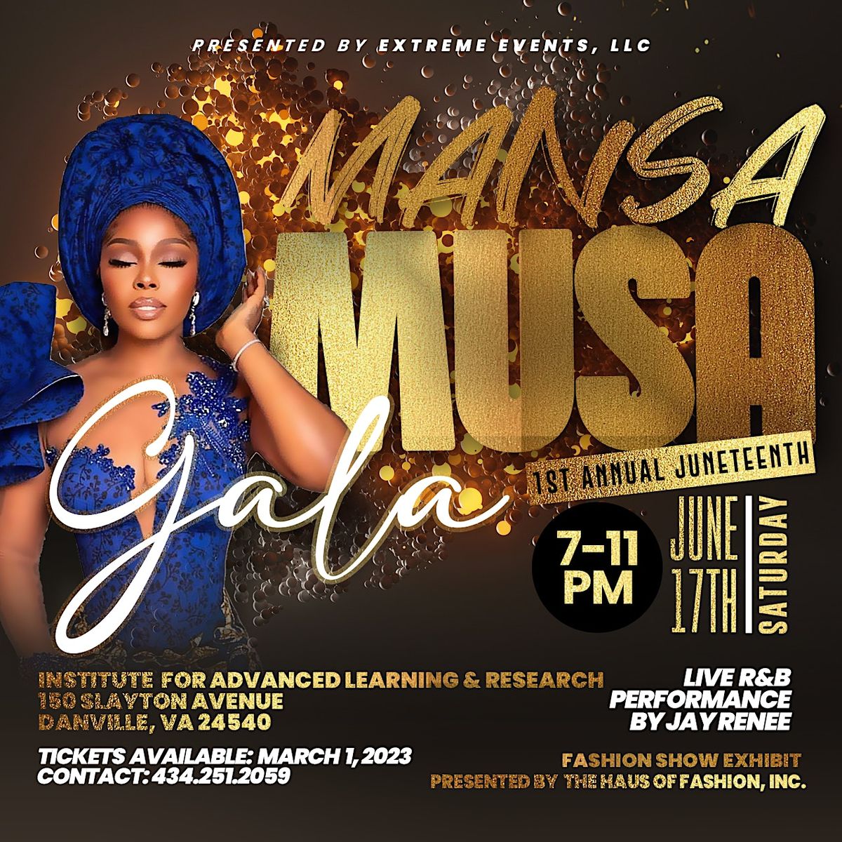 2023 MANSA MUSA Gala, Institute for Advanced Learning and Research ...