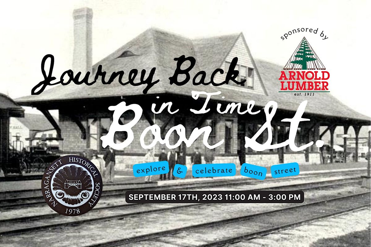 Journey Back in Time: Boon Street Walking Tour, Boon Street ...