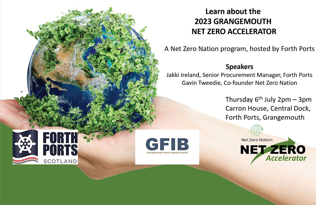 Learn about the Grangemouth Net Zero Accelerator, Forth Ports, Grangemouth, 6 July 2023
