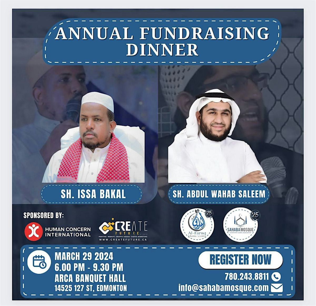 Downtown Islamic Association Annual Fundraiser, ARCA Banquet Facility ...