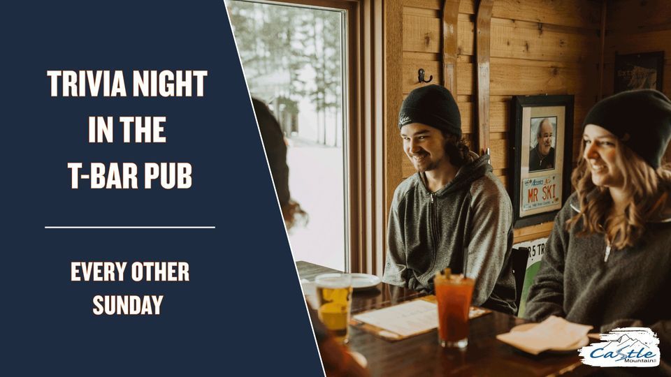 TRIVIA NIGHT IN THE T-BAR PUB, Castle Mountain Resort, Pincher Creek ...