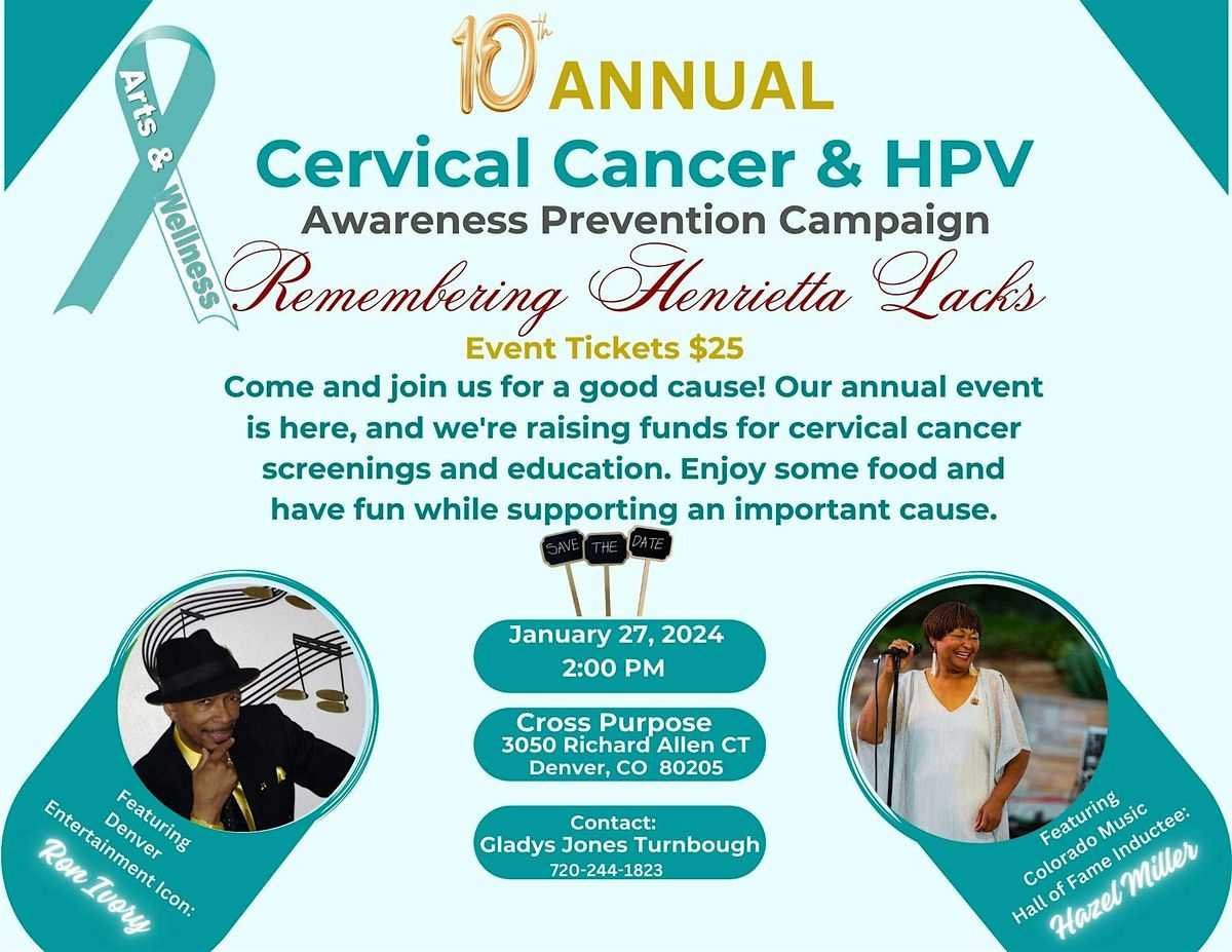 Arts & Wellness Cervical Cancer/HPV Awareness Prevention Campaign ...