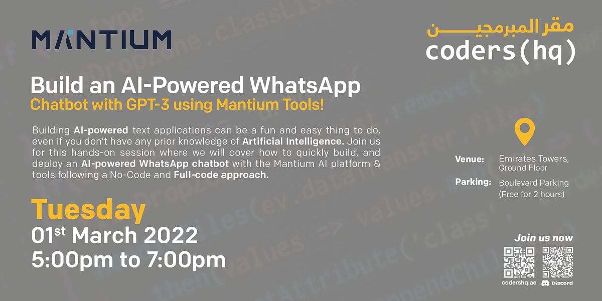 Build an AI-Powered WhatsApp - Chatbot with GPT-3 Mantium Tools ...