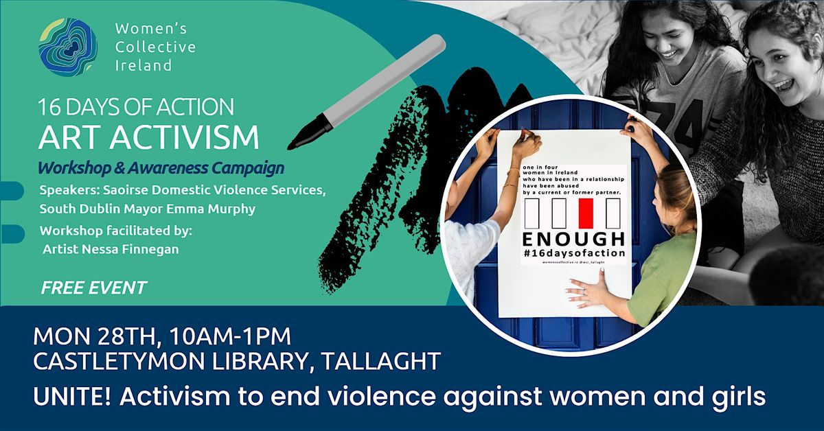 16 Days of Action (Against Gender based violence) - Art Activism ...