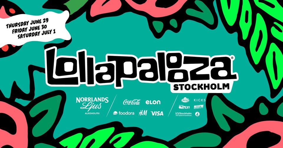 Lollapalooza Stockholm 2023, Lollapalooza Stockholm, 29 June 2023