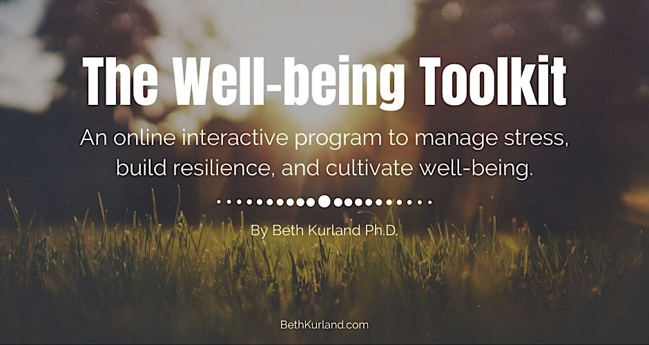 The Well-Being Toolkit: An Interactive Online Program to Manage Stress ...