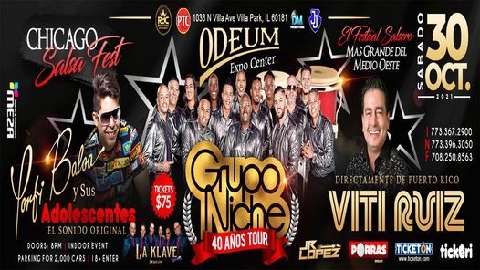 Chicago SALSA Fest 2021, Odeum Sports & Expo Center, Villa Park, 30 ...
