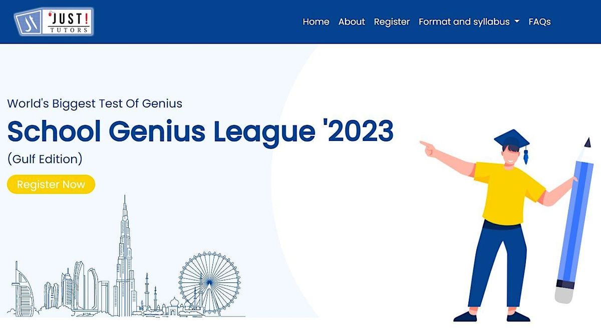 School Genius League 2023 students between Grades 2 to 9 - Middle East ...