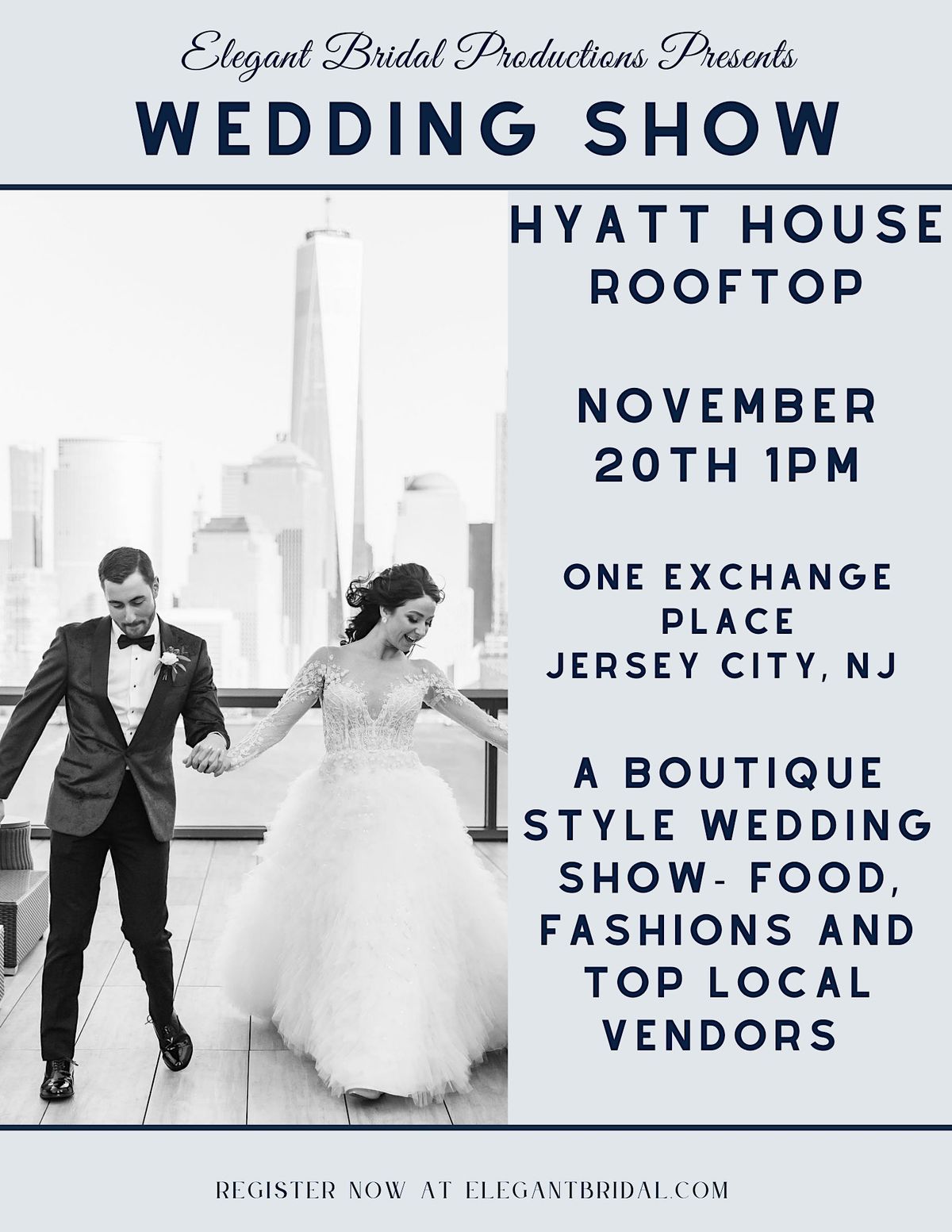 Bridal Show and Wedding Expo at Hyatt House Rooftop, Hyatt House Jersey ...