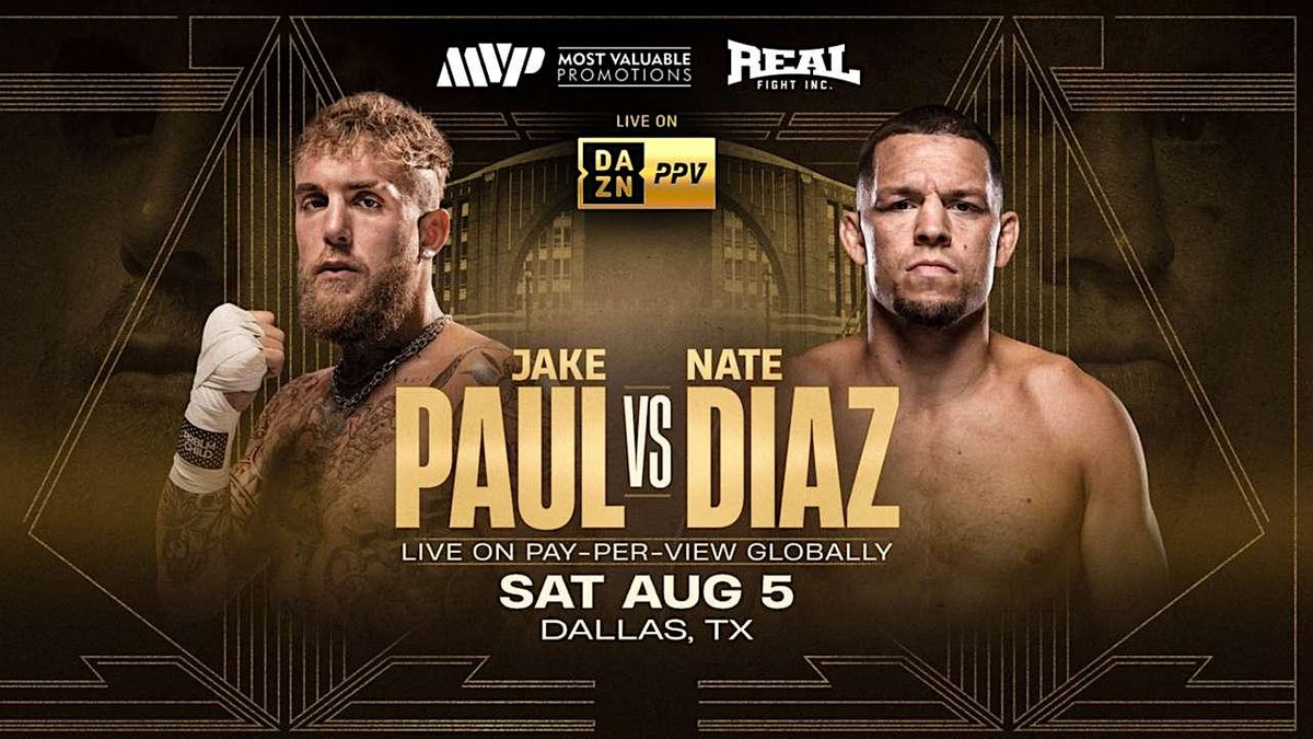 Jake Paul vs Nate Diaz + BOXING Watch Party | Saturday August 5, 2023 ...