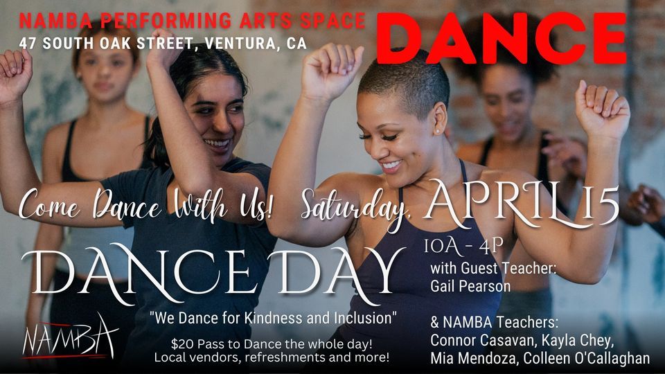 Celebrate National Dance Day at NAMBA!, Namba Arts, Ventura, 15 April 2023