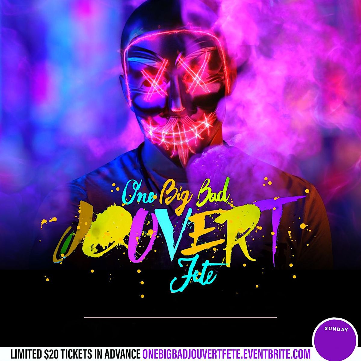 One>Big>Bad JOUVERT FETE, TBA, Brooklyn, 4 September to 5 September