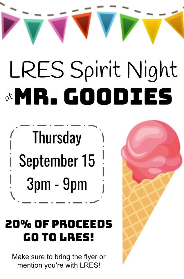 Mister Goodies LRES Spirit Night, Mister Goodies, Lynchburg, 15 ...