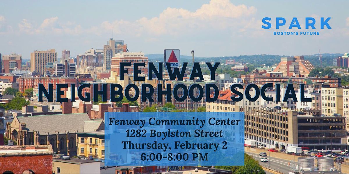 Fenway Neighborhood Social, Fenway Community Center, Boston, 2 February ...
