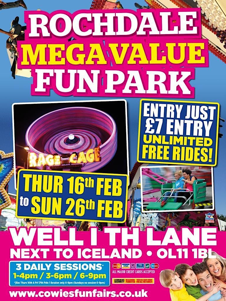 Rochdale Mega Value Fun Park, Well I' Th' Lane, Rochdale, 16 February ...