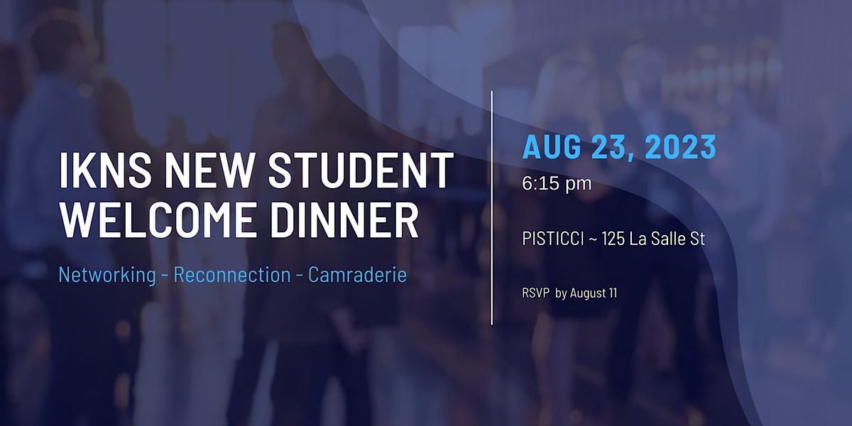 2023 IKNS New Student Welcome Dinner, Pisticci, New York, 23 August 2023