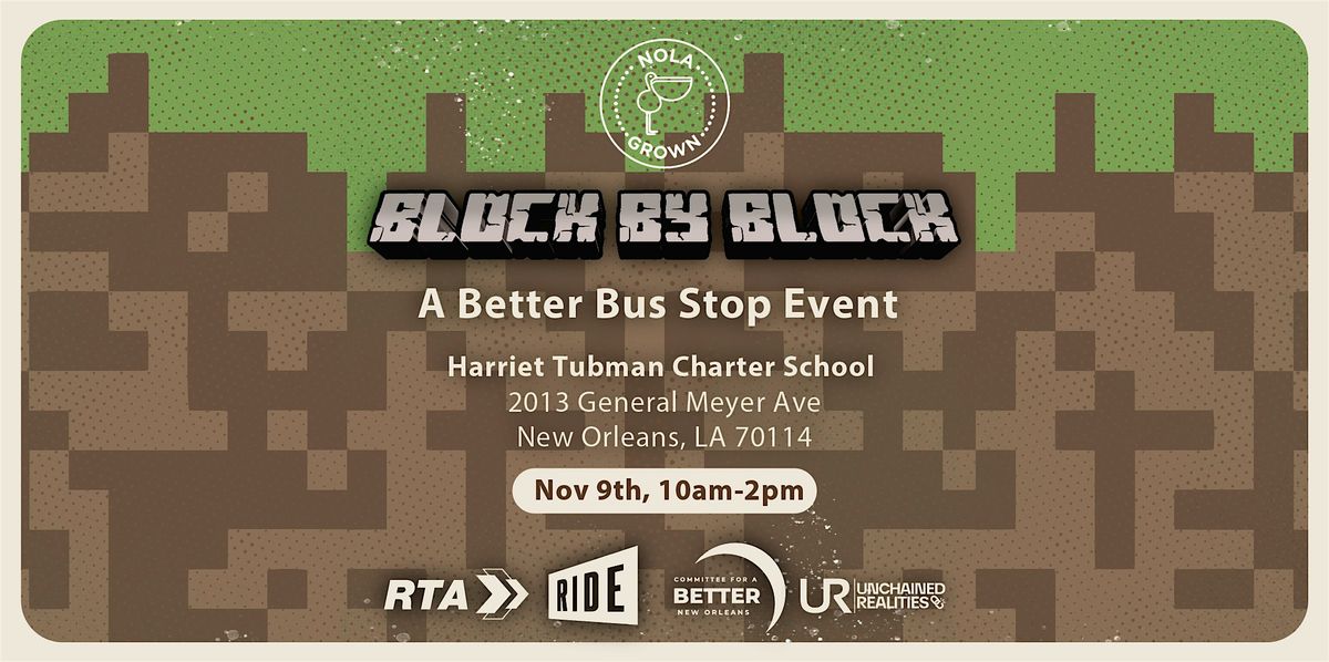 Block By Block: Minecraft Bus Stop Design Contest, Harriet Tubman ...