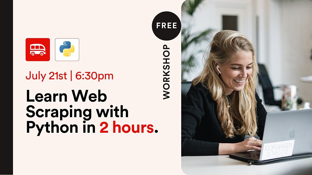 Online workshop: Learn Web Scraping with Python in just 2 hours, Online event, Amsterdam, 21 ...