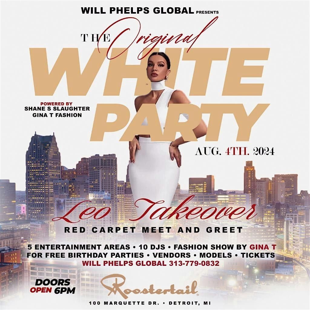 The Original White Party, The Roostertail, Detroit, 4 August 2024