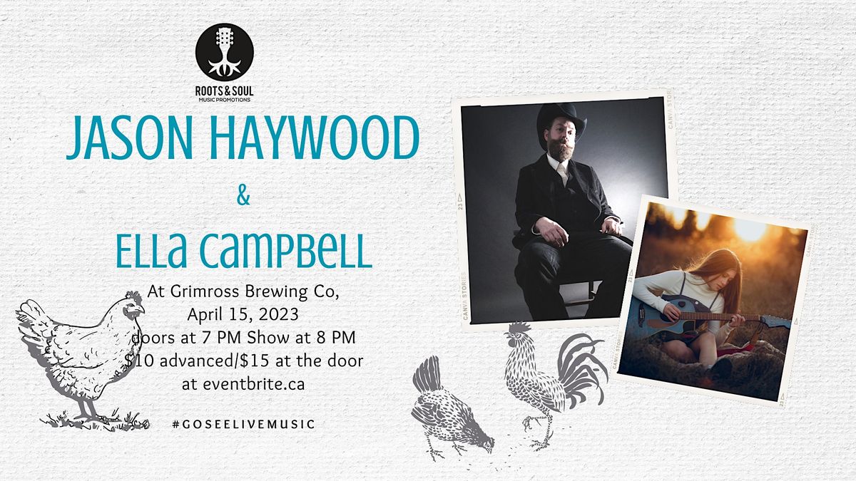 Jason Haywood/Ella Campbell at Grimross, Grimross Brewing, Fredericton, 15 April 2023