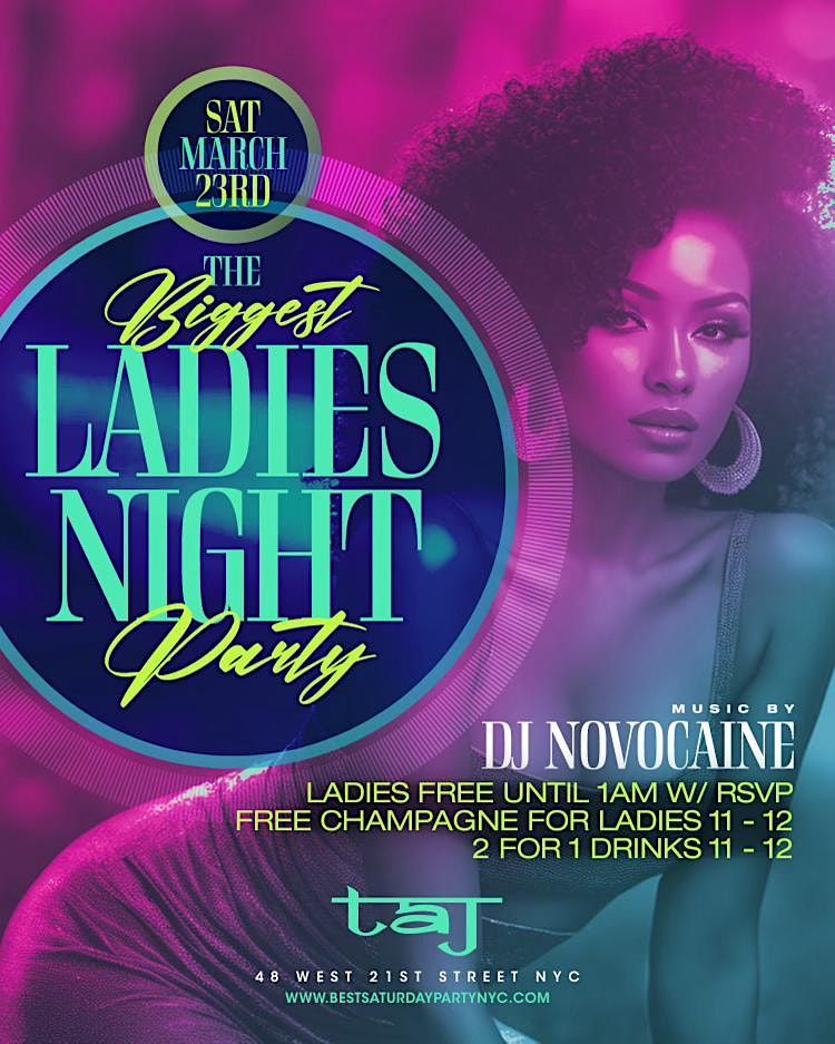 Best Saturday Party! Ladies Nite Edition At Taj Lounge (Clubfix Parties ...