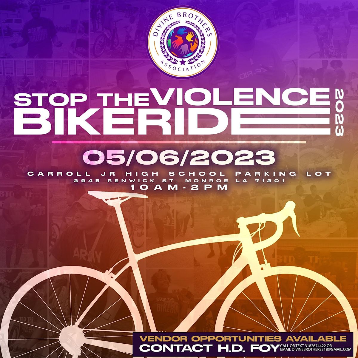 The Stop The Violence Bike Ride 2023, Carroll Junior High School ...