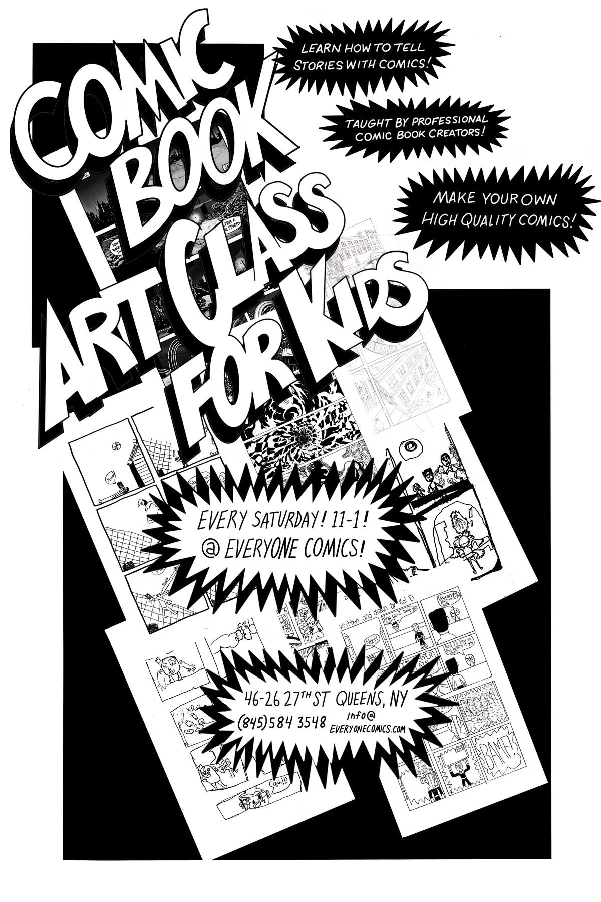 Queens Kids Comic Art Class, Everyone Comics & Books, Queens, 27 ...