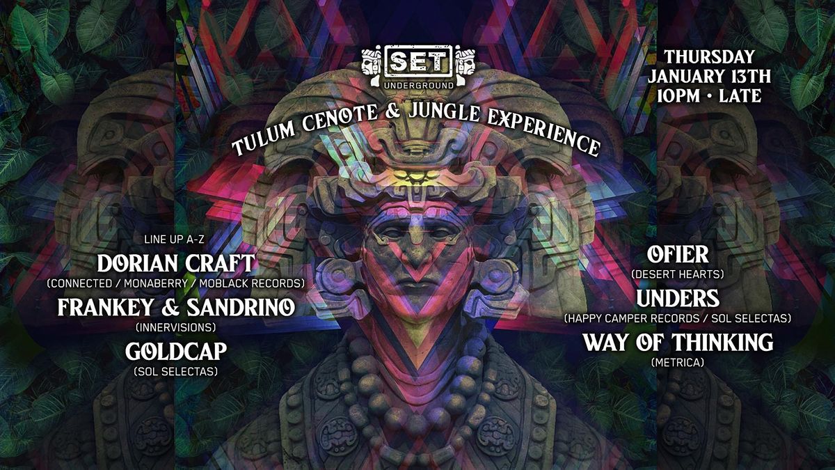 SET Undergrounds Tulum Cenote Jungle Experience with Goldcap and many ...